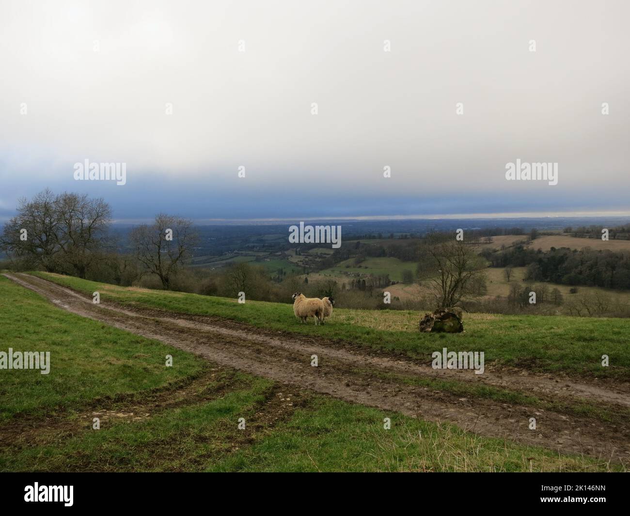 Cotswold Way long distance footpath National Trail. The Cotswolds AONB ...