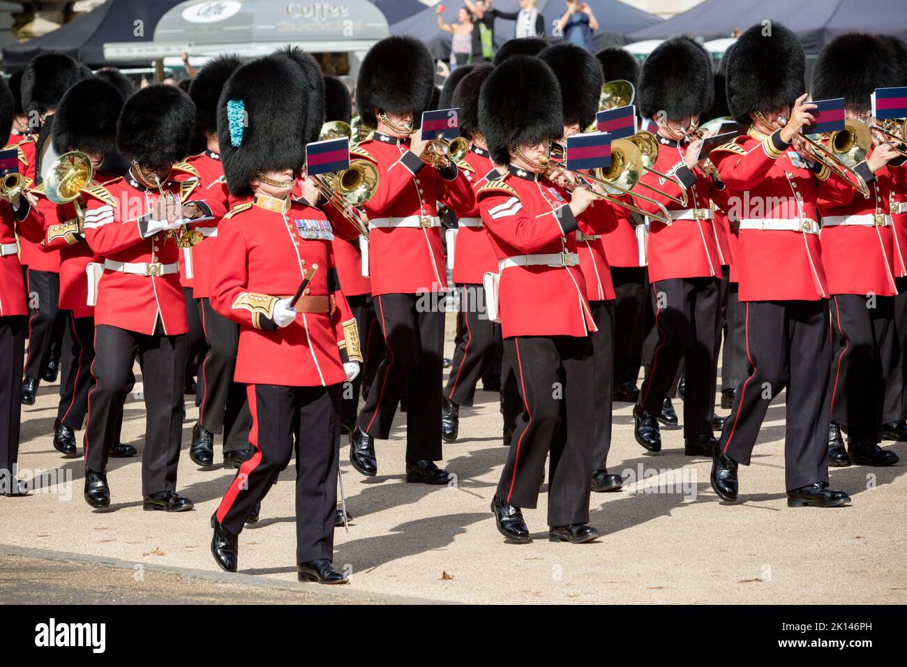 London, United Kingdom, 14th September 2022:- The Band of HM Royal ...