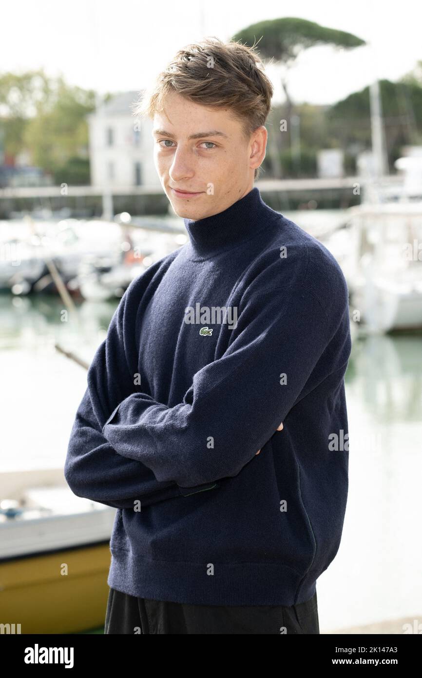 Victor Bonnel attends La fille au coeur de cochon photocall during the ...