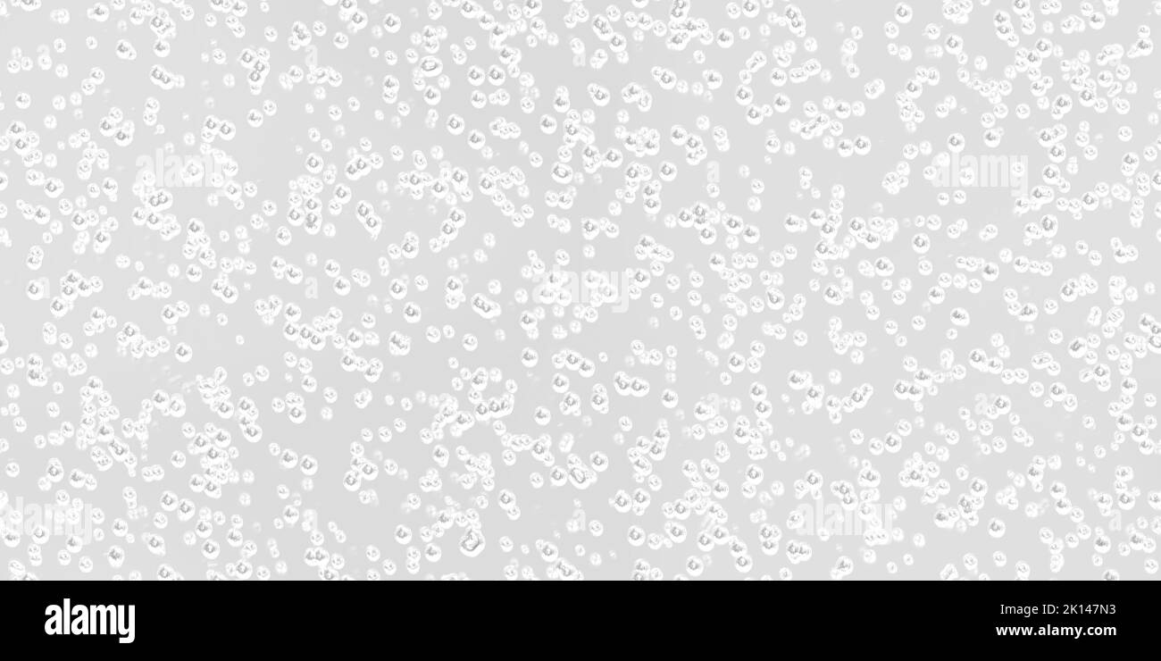 Seamless abstract minimal white floating water, champagne or beer ...