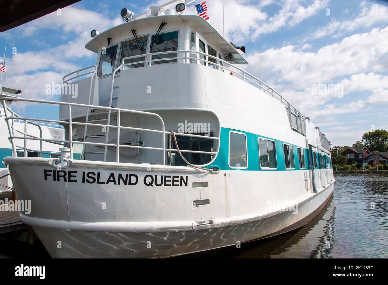 Bay Shore, New York, USA - 10 August 2022: The Fire Island Queen ...