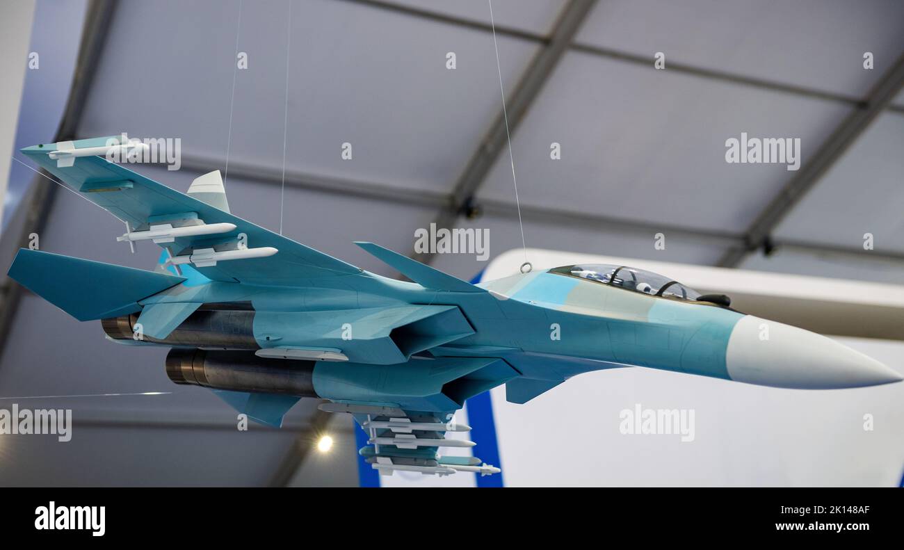 August 30, 2019, Moscow region, Russia. The layout of the Russian two ...