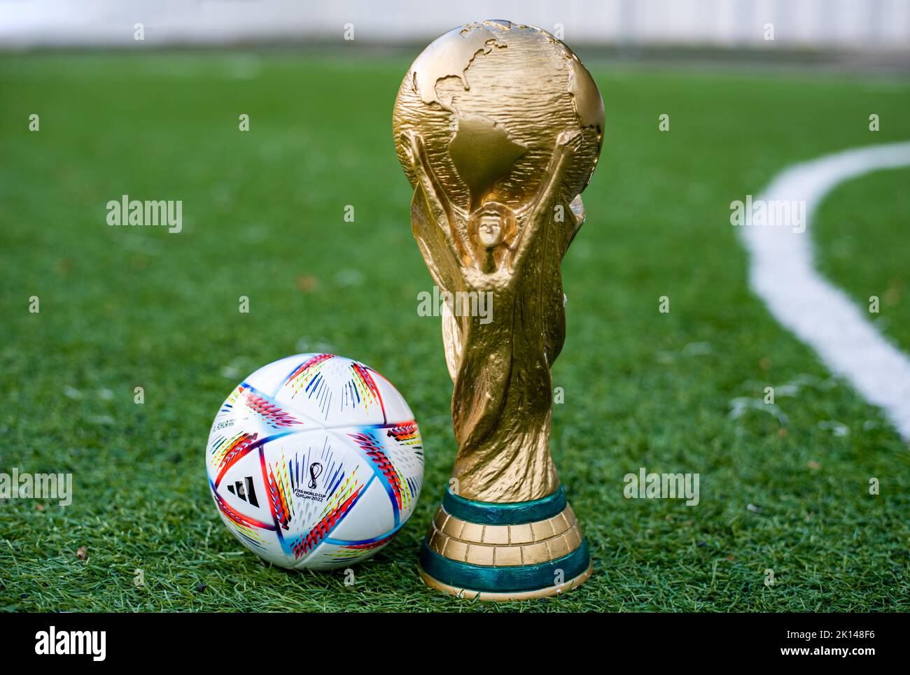 September 3, 2022, Doha, Qatar. FIFA World Cup and official Adidas Al ...