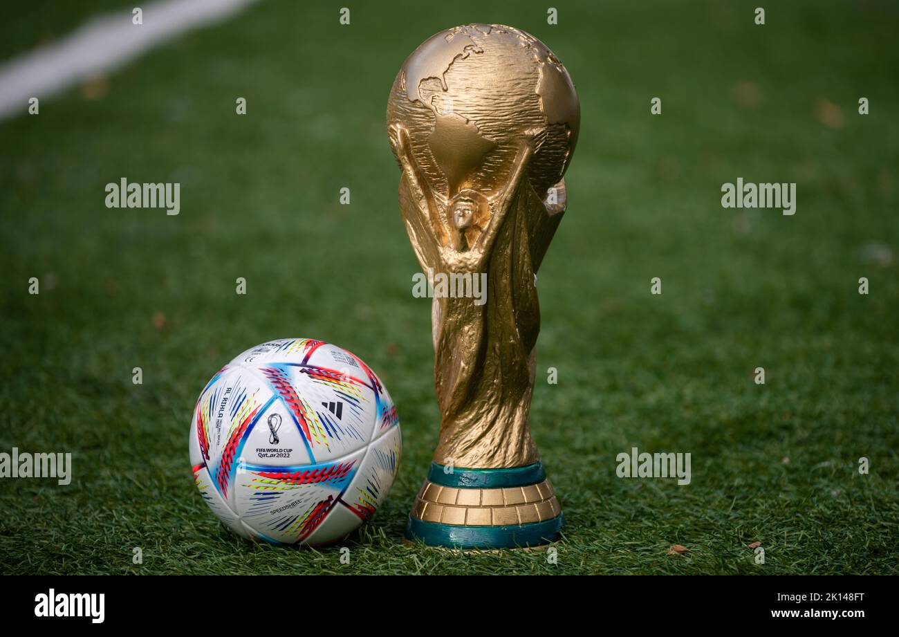 September 3, 2022, Doha, Qatar. FIFA World Cup and official Adidas Al ...