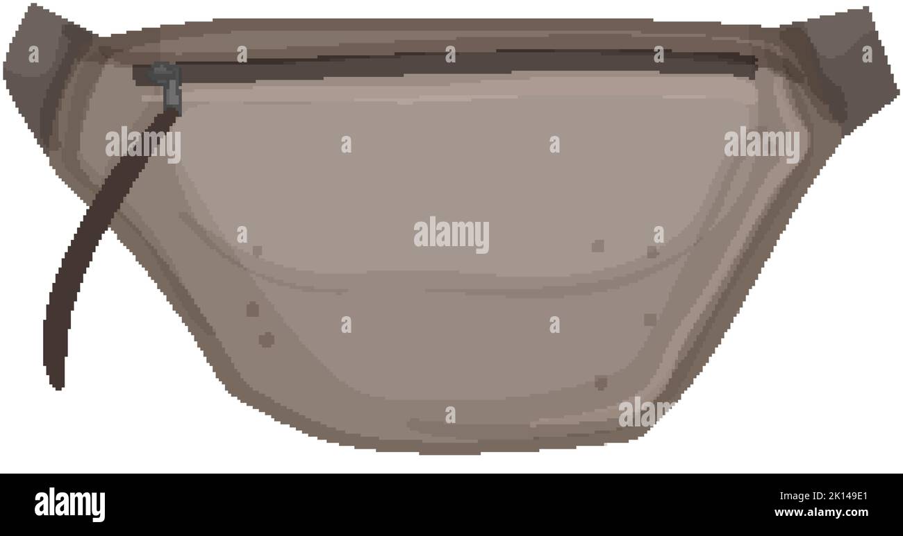 purse waist bag cartoon vector illustration Stock Vector Image & Art ...