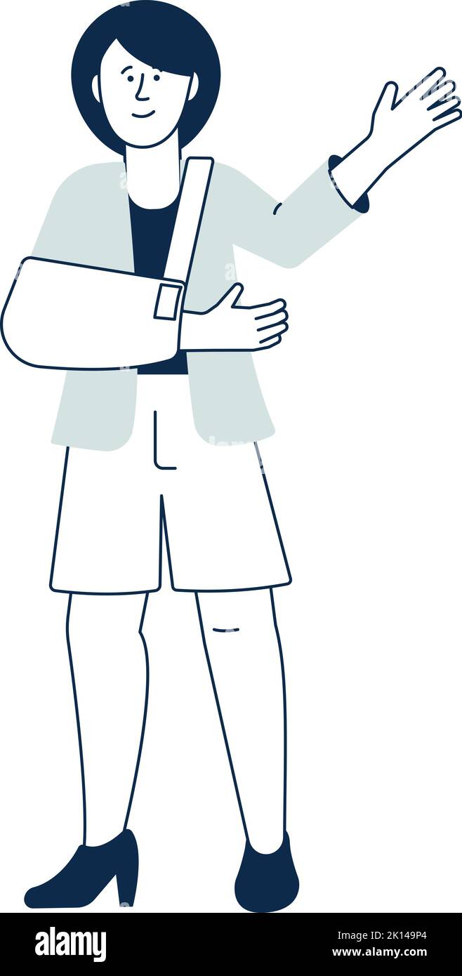 Young woman arm injury Cut Out Stock Images & Pictures - Alamy