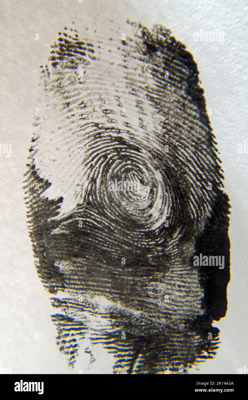 Fingerprint sheet hi-res stock photography and images - Alamy