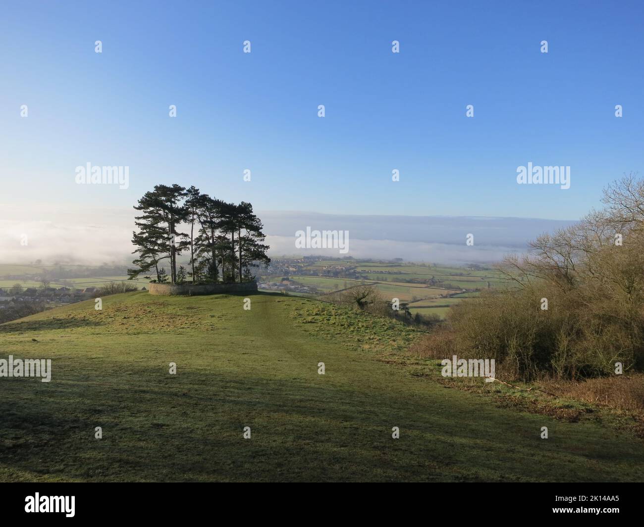 Cotswold Way long distance footpath National Trail. The Cotswolds AONB ...