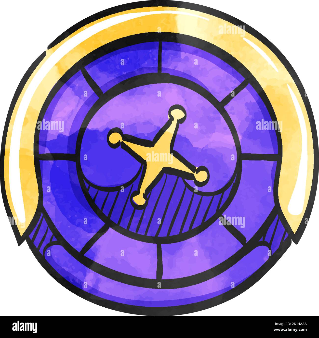 Roulette table icon in watercolor style Stock Vector Image & Art - Alamy