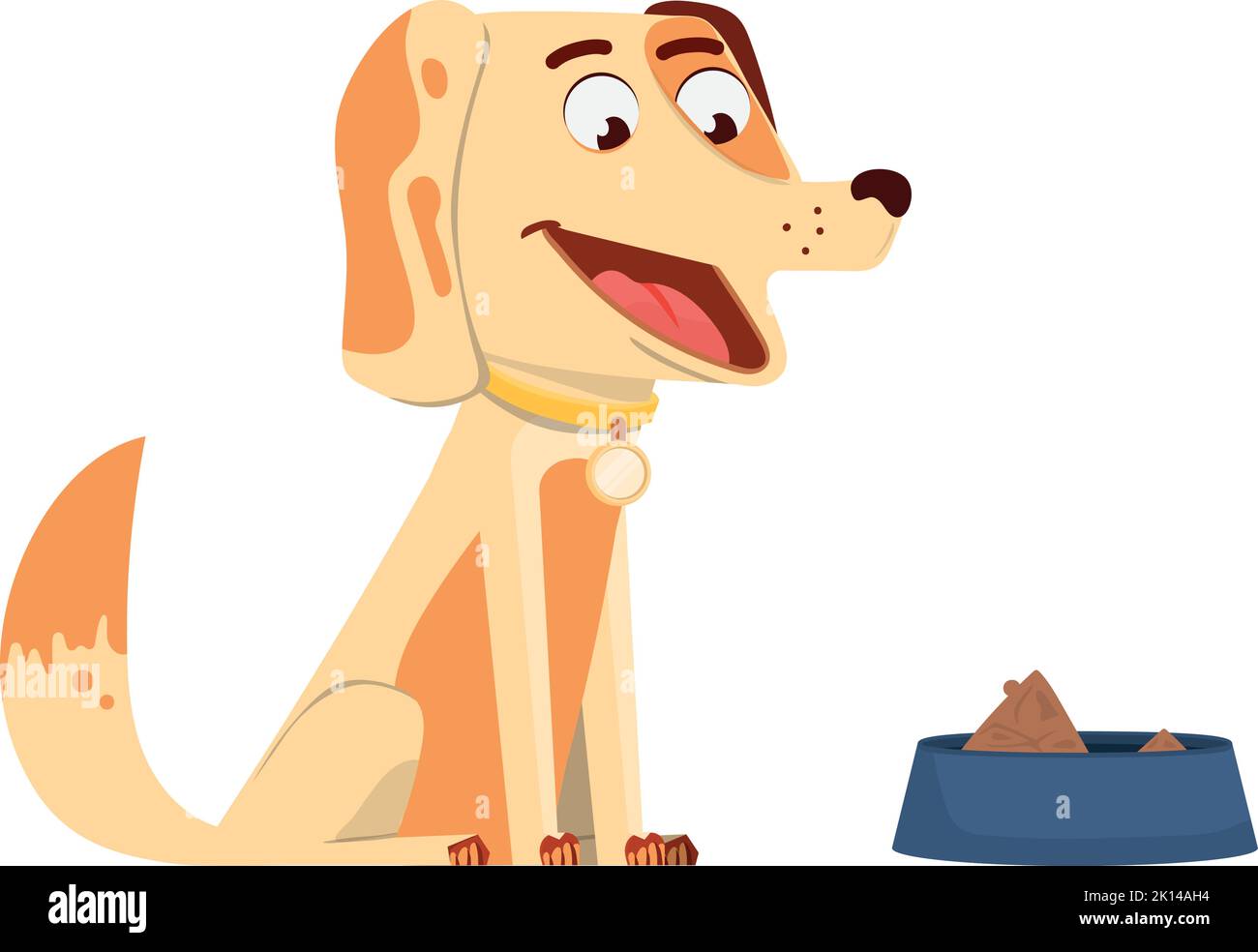 Cartoon dog bowl hi-res stock photography and images - Alamy