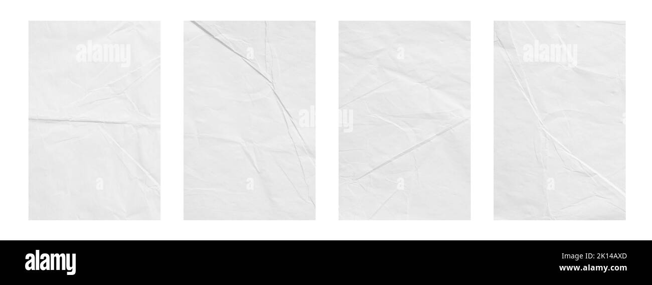 Creative background with scattered overlay of crumpled papers Stock ...