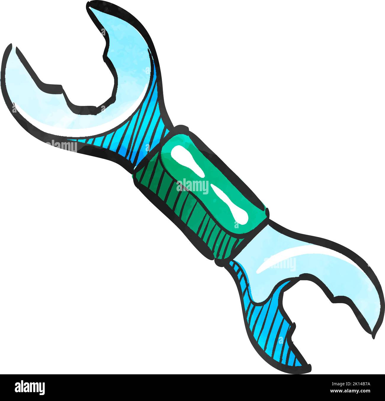 Lever wrench Stock Vector Images - Alamy