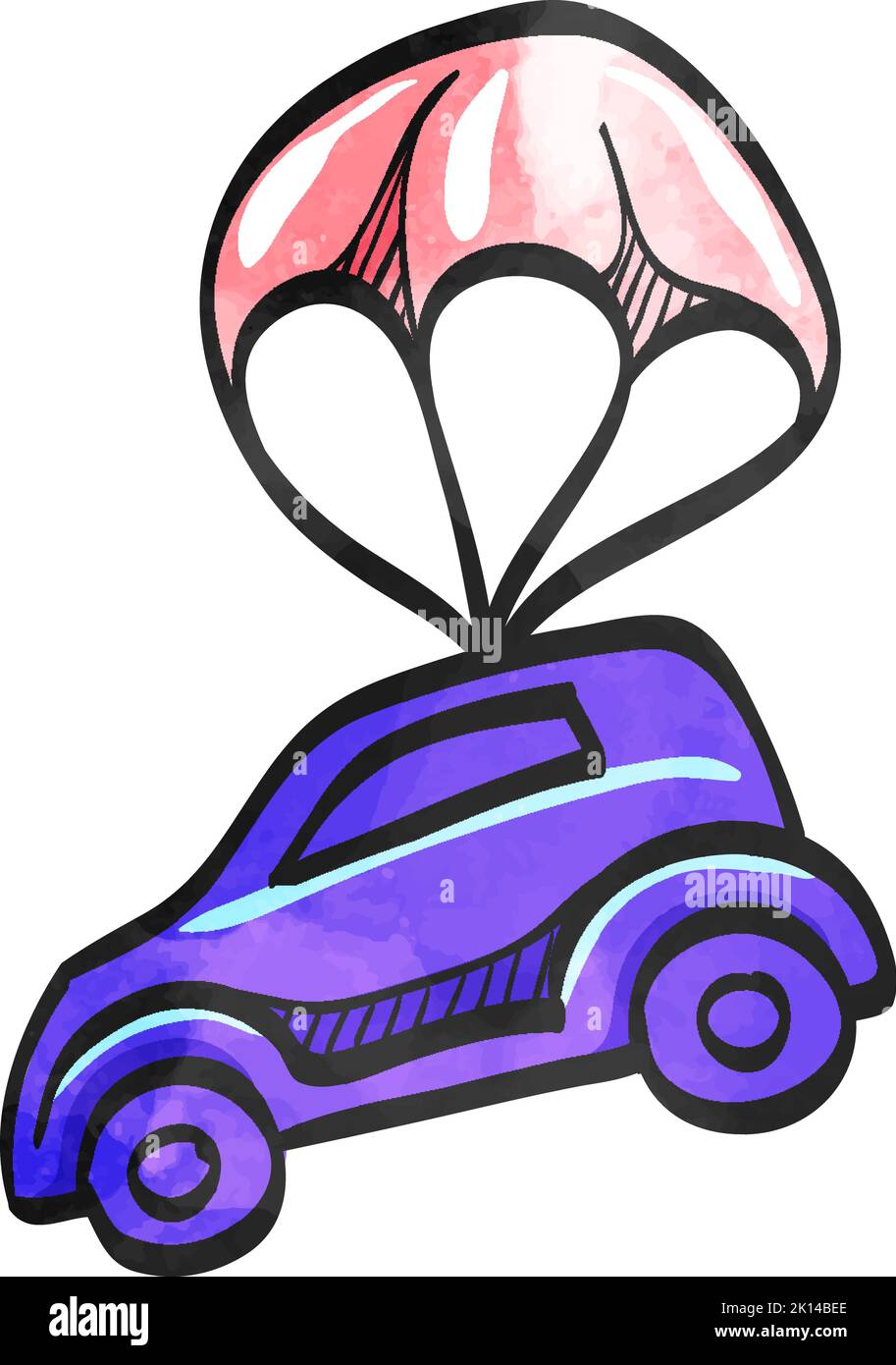 Parachute technology Cut Out Stock Images & Pictures - Alamy