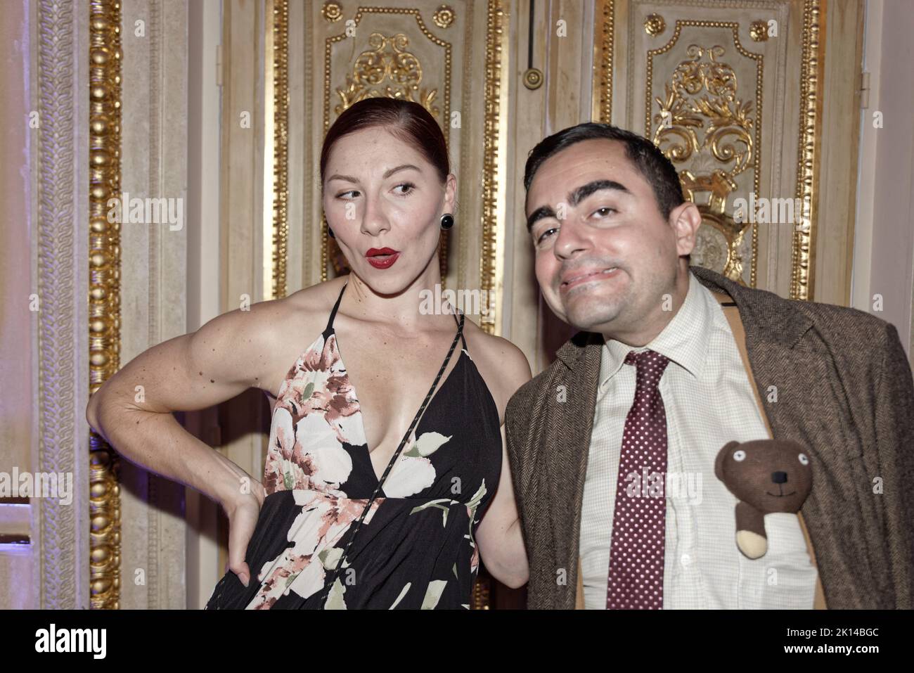 Paris, France. 14th Sep, 2022. A guest and MonsieurWish (evolution of ...