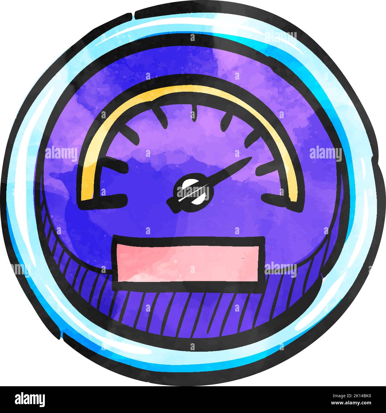 Car dashboard drawing Cut Out Stock Images & Pictures - Alamy