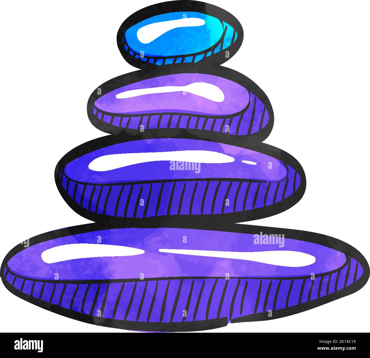 Stacked tower Stock Vector Images - Alamy