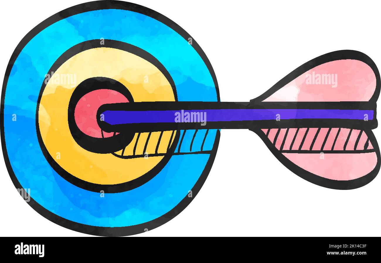 Dart in dartboard bulls Stock Vector Images - Alamy