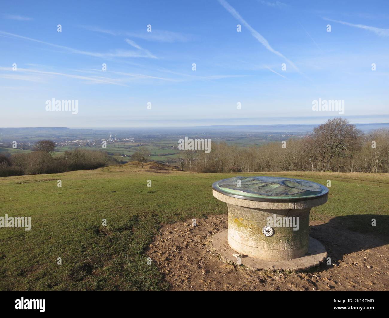 Cotswold Way long distance footpath National Trail. The Cotswolds AONB ...