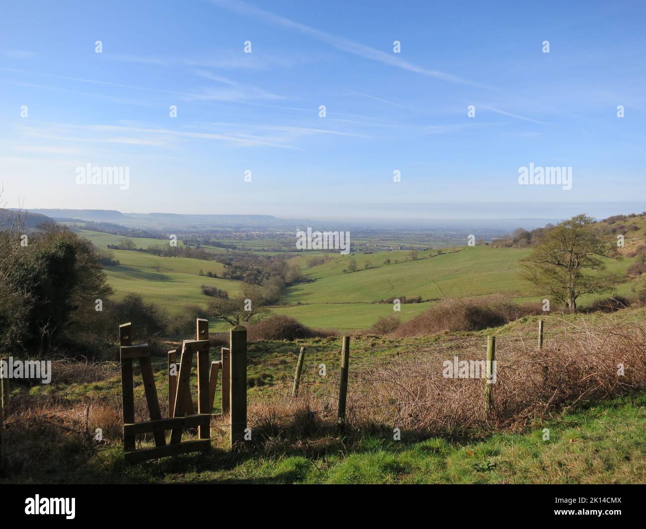 Cotswold Way long distance footpath National Trail. The Cotswolds AONB ...