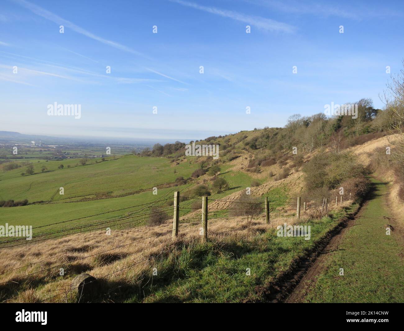 Cotswold Way long distance footpath National Trail. The Cotswolds AONB ...