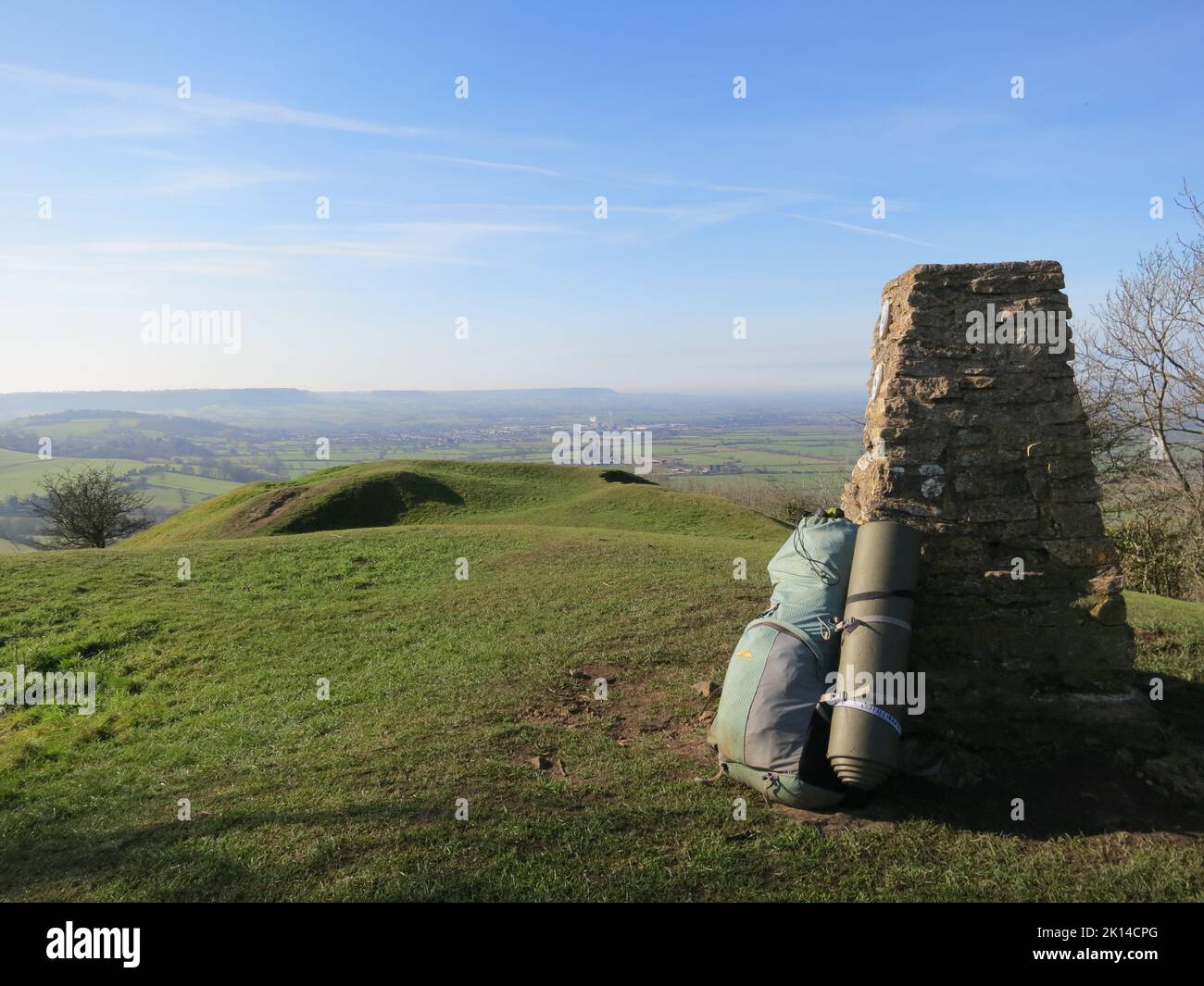 Cotswold Way long distance footpath National Trail. The Cotswolds AONB ...