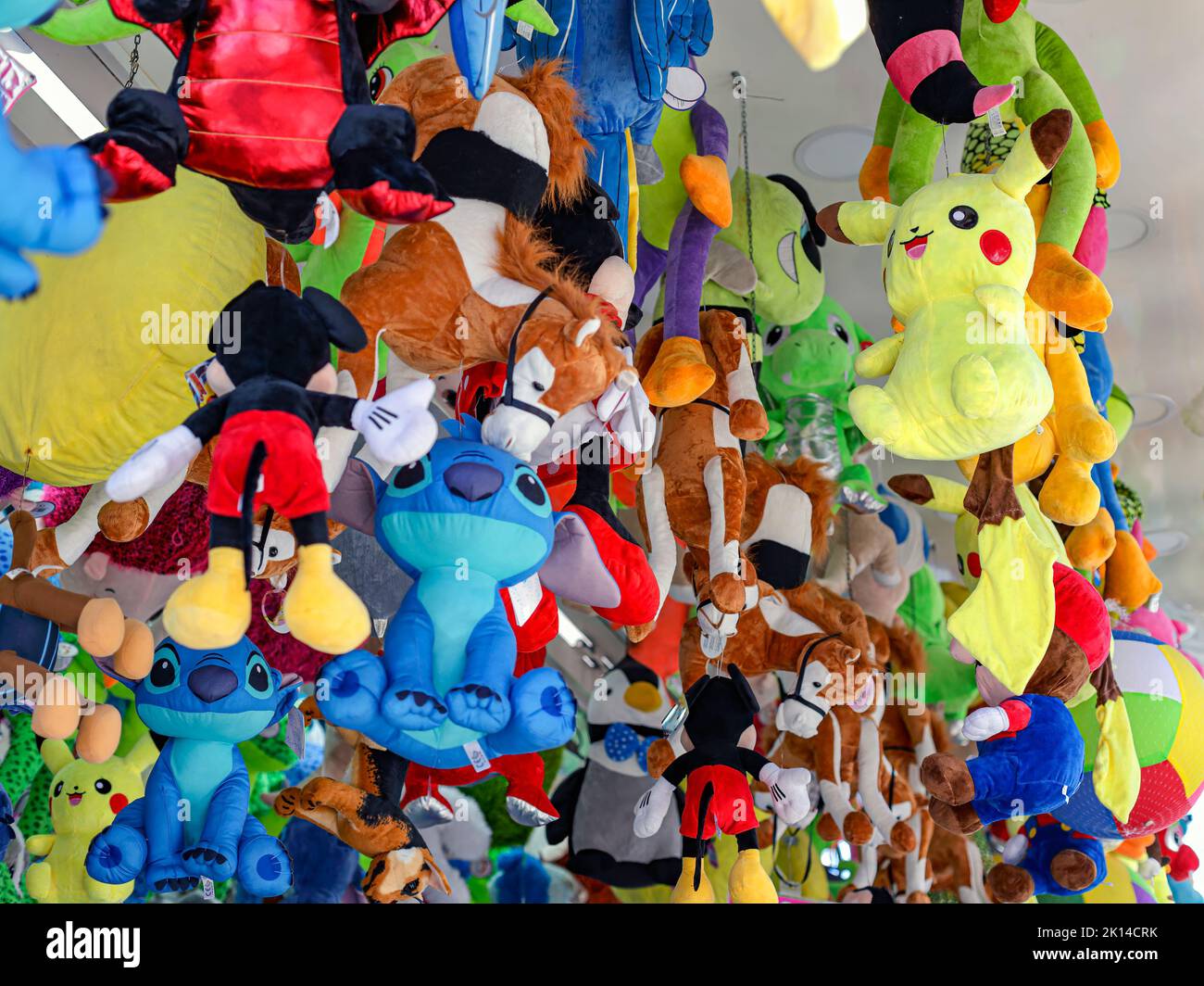 Soft toy prizes fun fair hi-res stock photography and images - Alamy