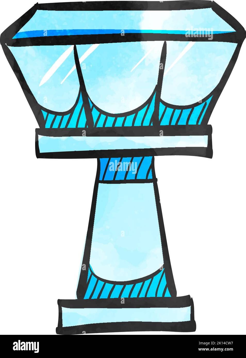 Airport tower icon outline Stock Vector Images - Alamy