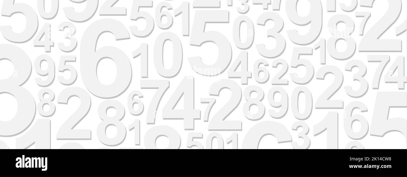 Abstract numbers background texture Black and White Stock Photos ...
