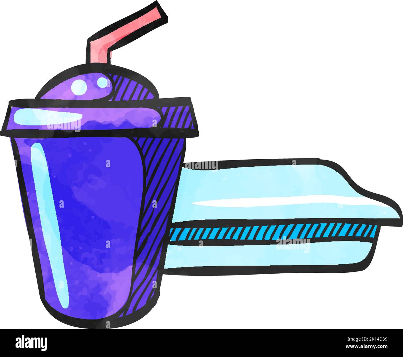 Drink straw icon mobile Stock Vector Images - Alamy