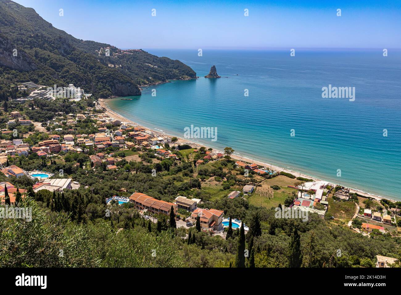 Agios gordios corfu ionian hi-res stock photography and images - Alamy