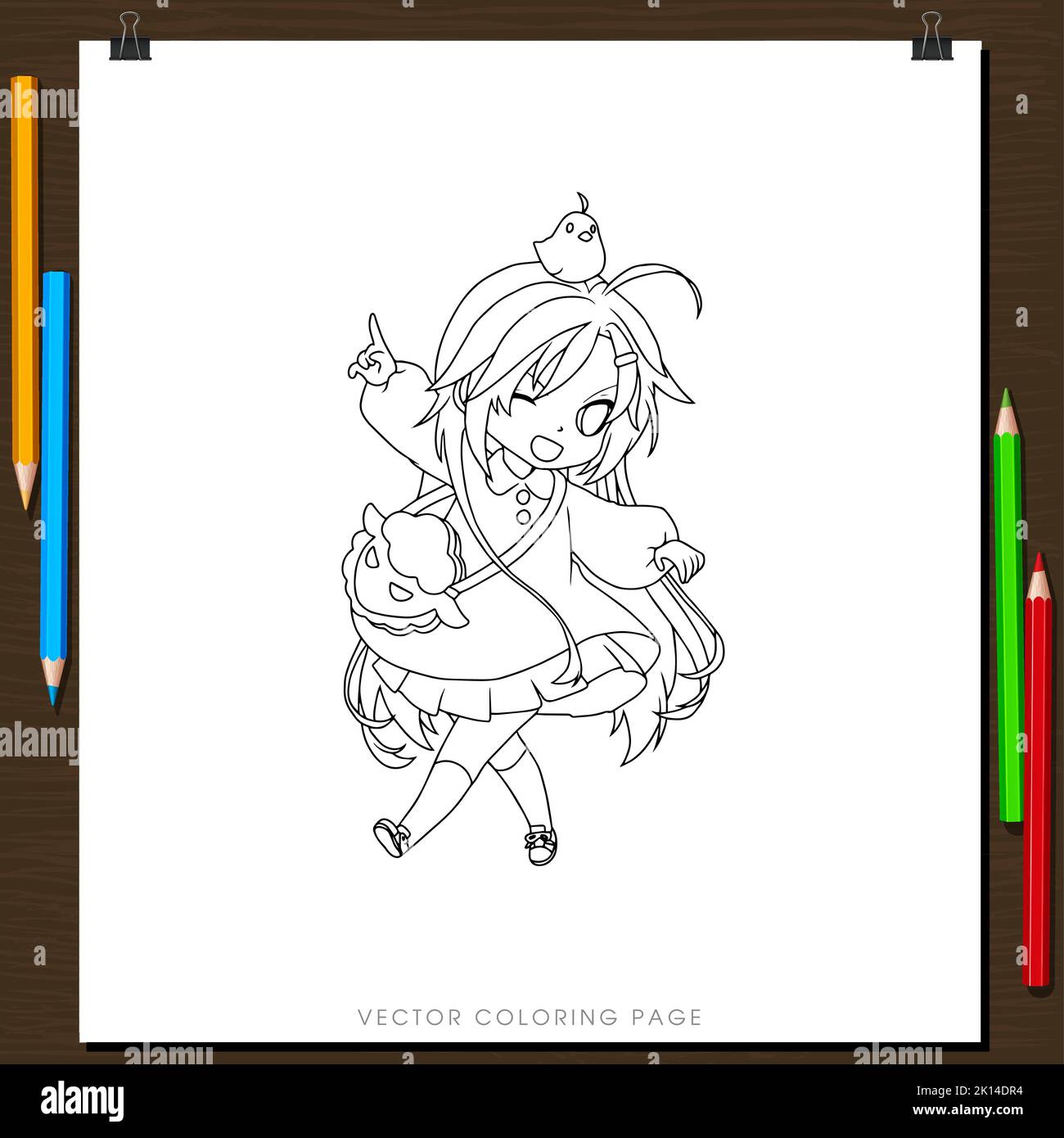 Chibi Vocaloid Coloring Pages
