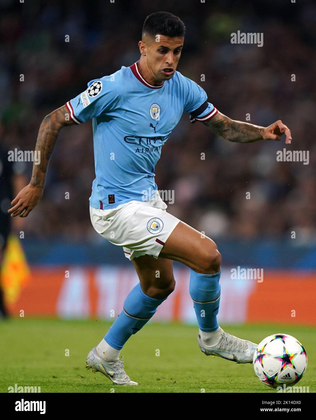 Manchester City's Joao Cancelo during the UEFA Champions League Group G ...