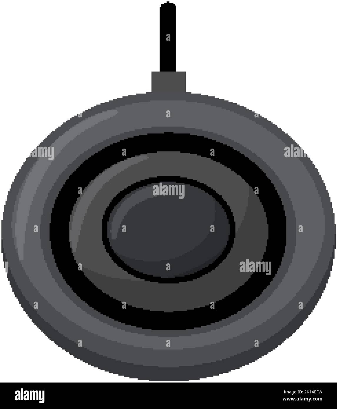 technology wireless charger cartoon vector illustration Stock Vector ...