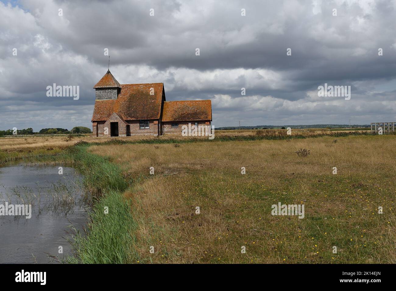 St Thomas Becket Church Romney Marsh Kent uk Stock Photo - Alamy