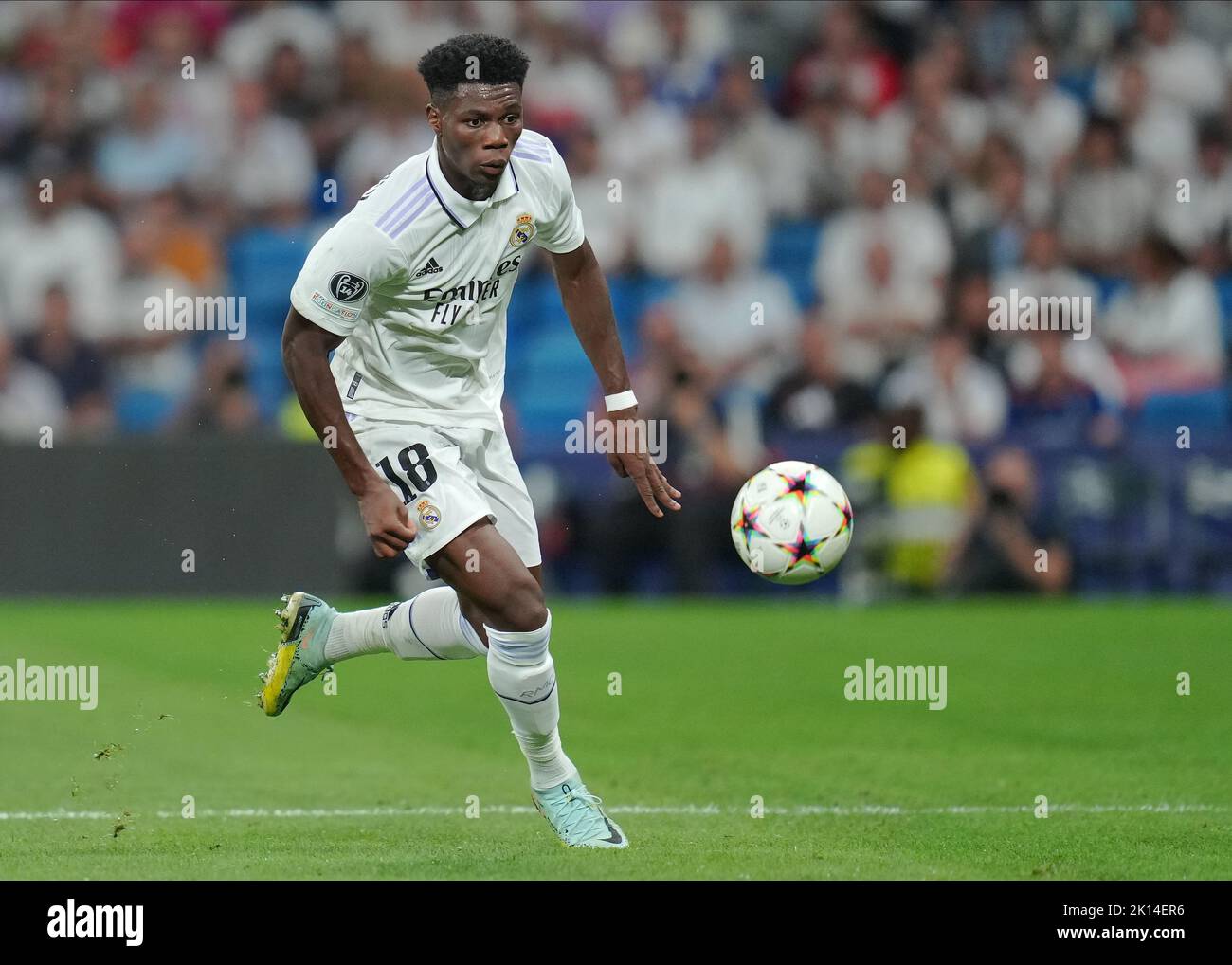 Aurelien Tchouameni of Real Madrid during the UEFA Champions League ...