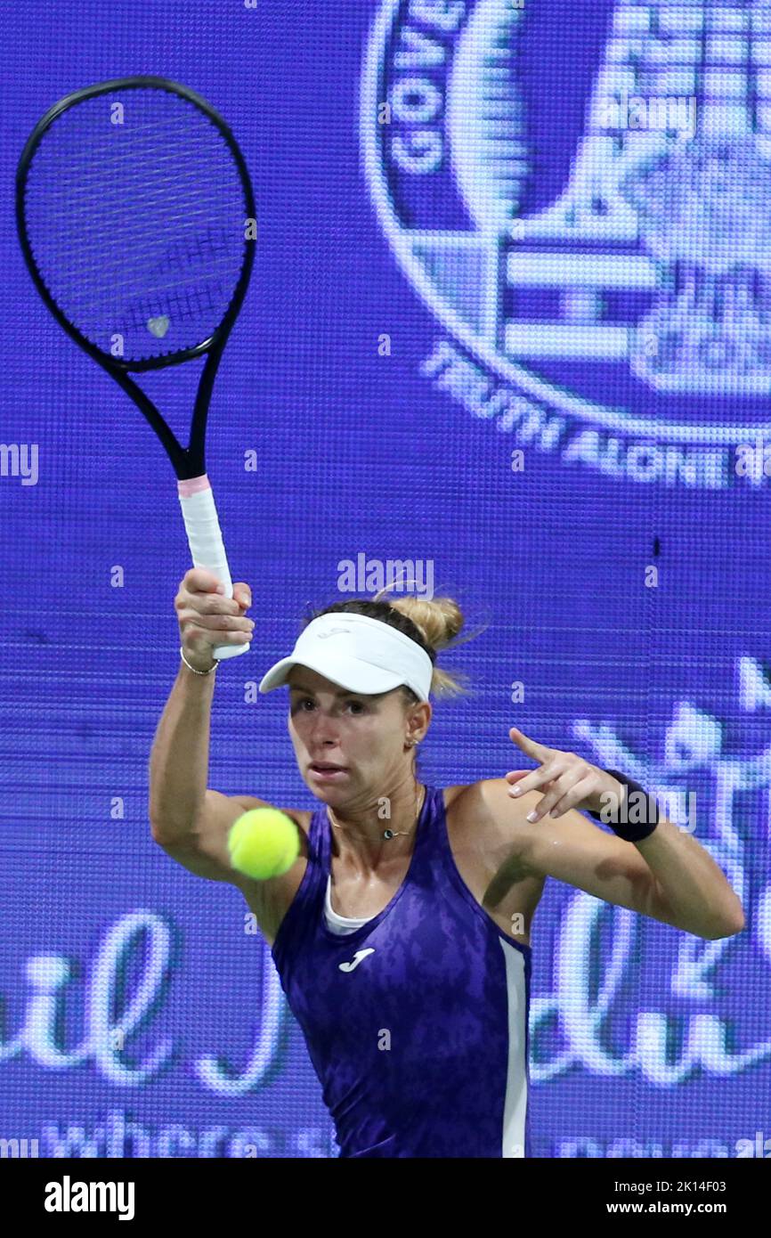 Chennai, Tamil Nadu, India. 15th Sep, 2022. Polish tennis player Magda ...