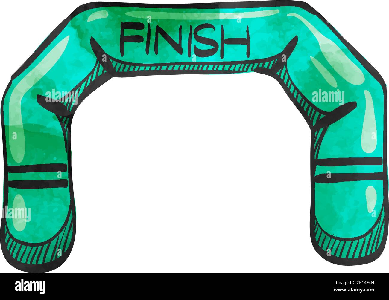 Marathon finished Stock Vector Images - Alamy