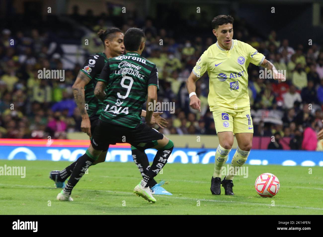 Mexico City, Mexico. 14th Sep, 2022. Alejandro Zendeja of America ...