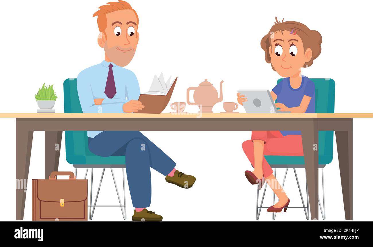 Cheerful young woman eating Stock Vector Images - Alamy