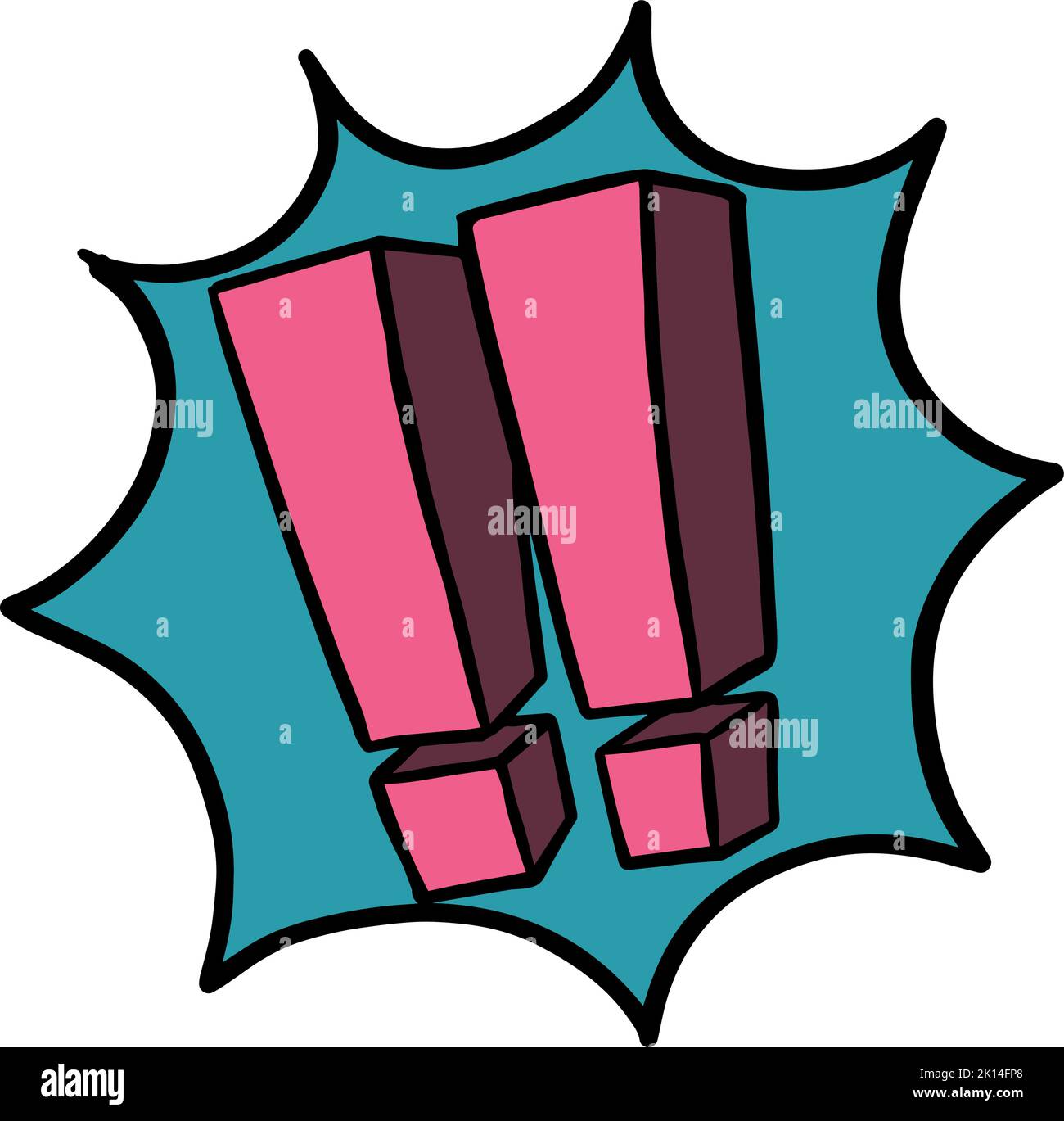 Cartoon exclamation mark hi-res stock photography and images - Alamy