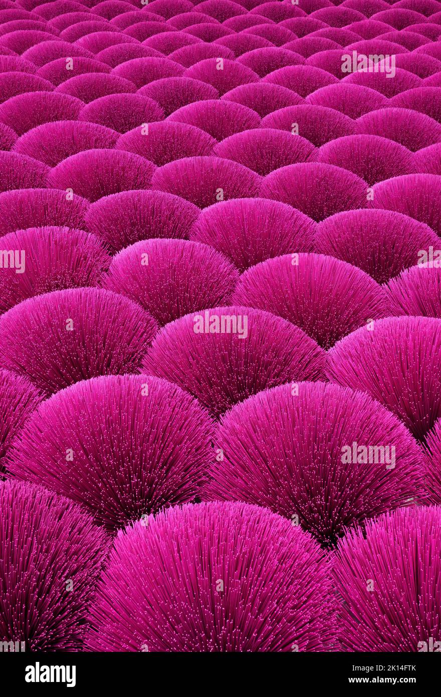 Incense sticks drying outdoor in Hanoi city, Vietnam, background ...