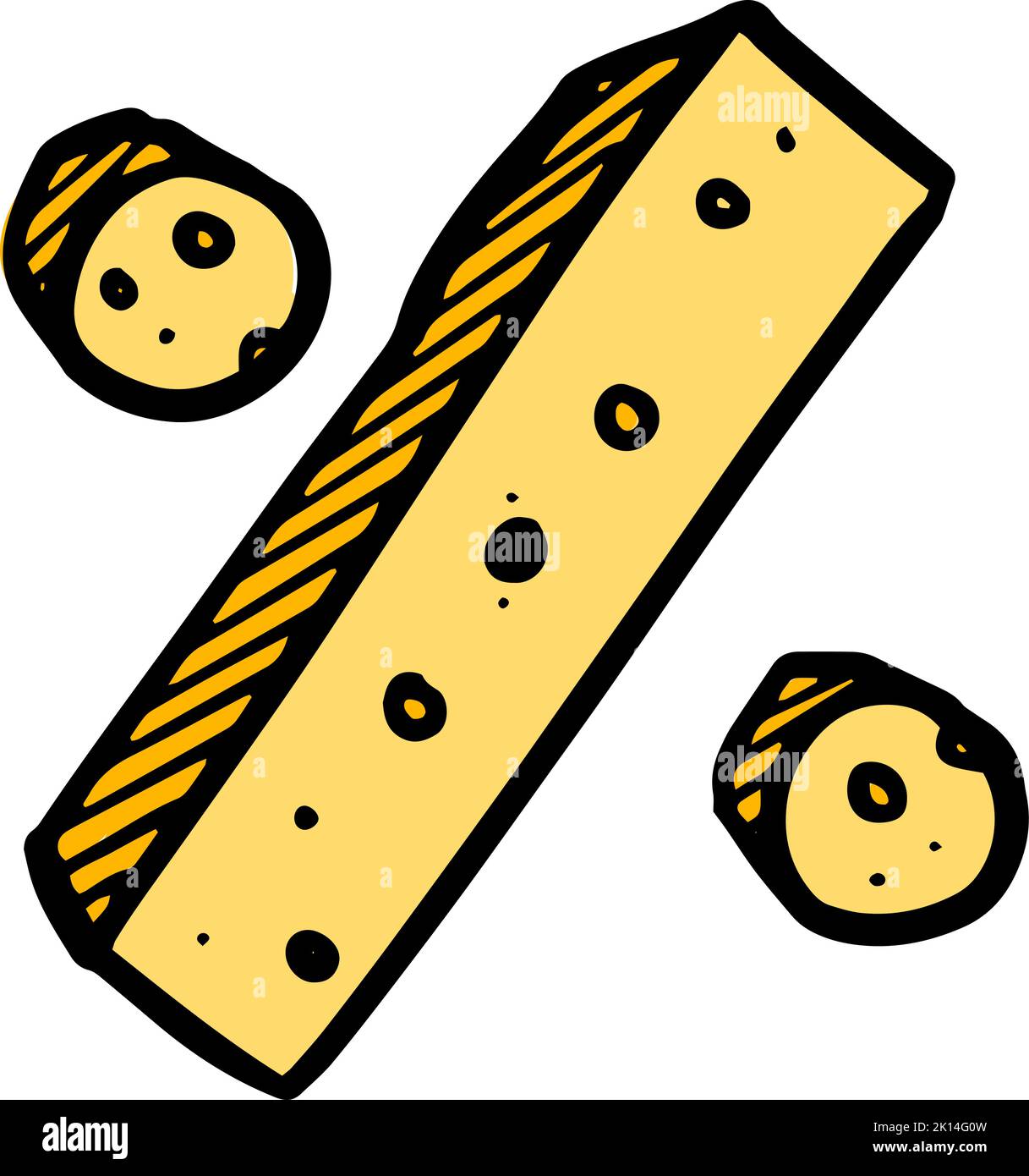 Color hand drawn mathematics symbol percentage Stock Vector Image & Art ...