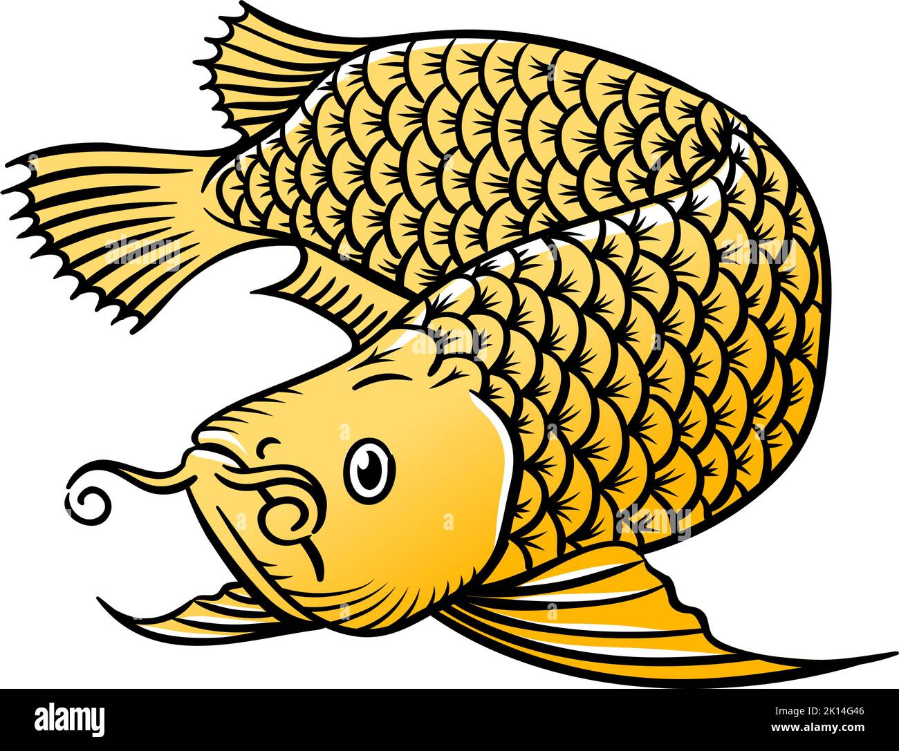 Tropical fish hand drawn Stock Vector Images - Alamy
