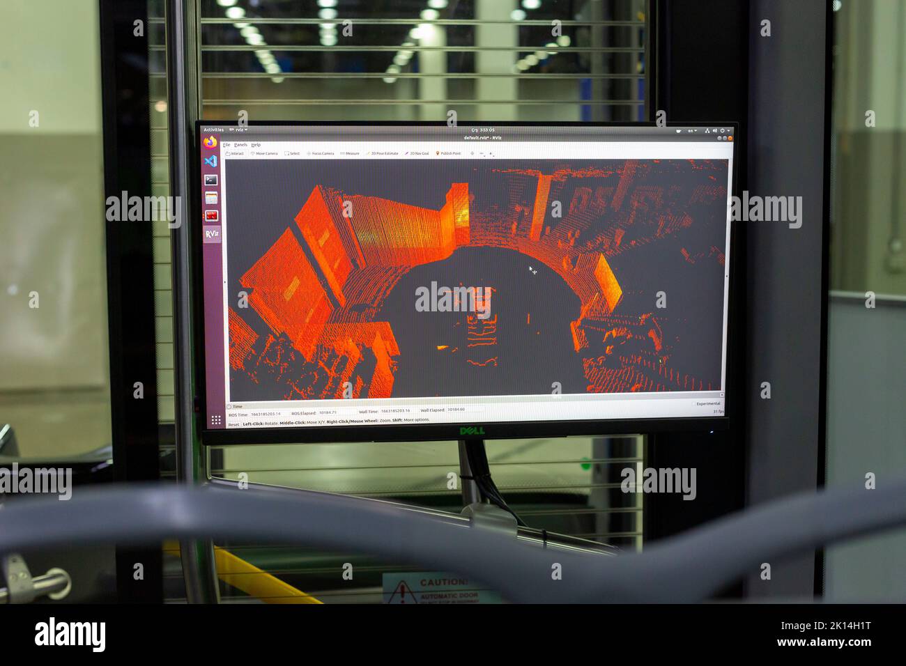 Detroit, Michigan, USA. 14th Sep, 2022. A display screen in a self ...