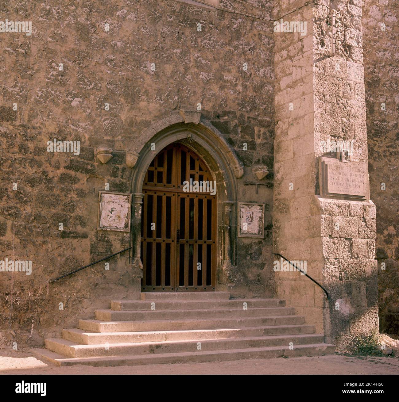 PORTADA DE LA IGLESIA DE SANTA GADEA - SIGLO XV - GOTICO ESPAÑOL ...