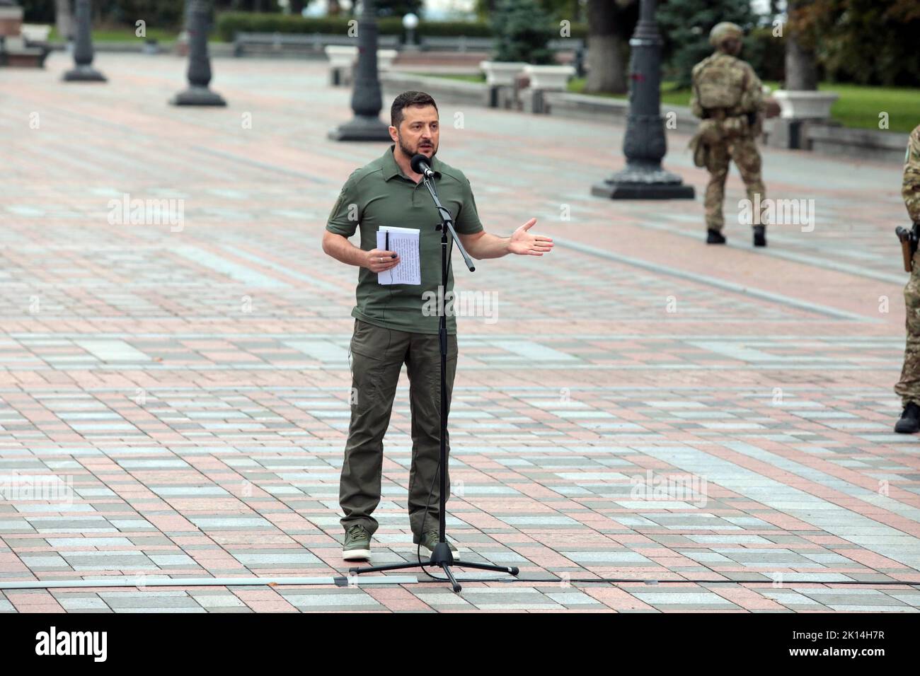 KYIV, UKRAINE - SEPTEMBER 15, 2022 - President of Ukraine Volodymyr ...