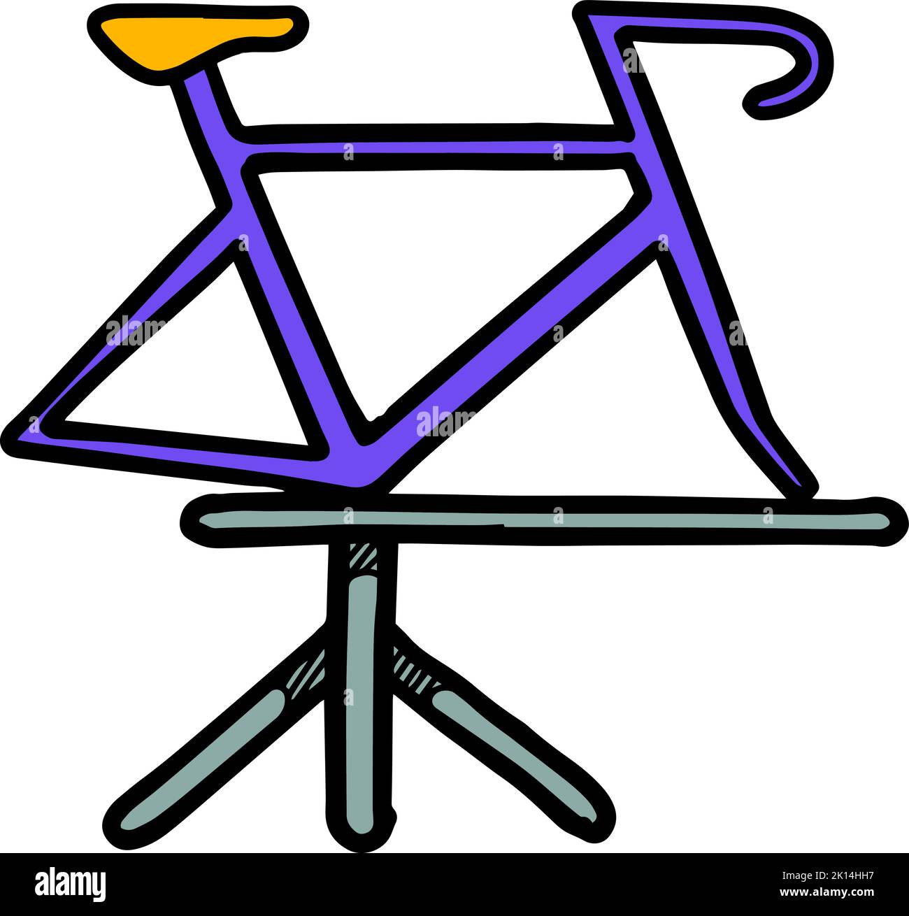Color bicycle stand icon Stock Vector Image & Art - Alamy