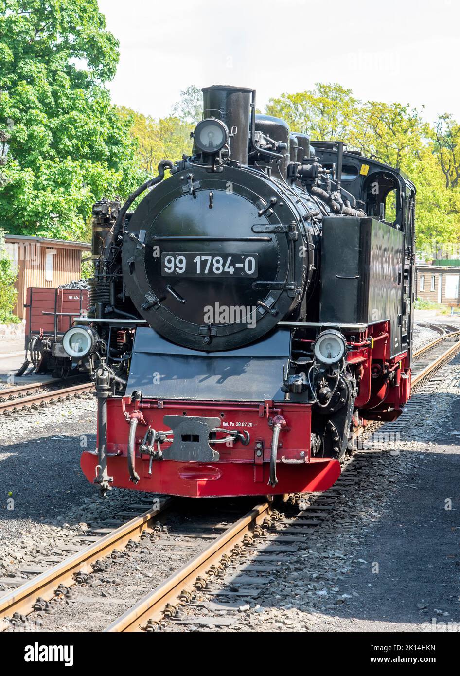 Old steam engine locomotive oldtimer hi-res stock photography and ...