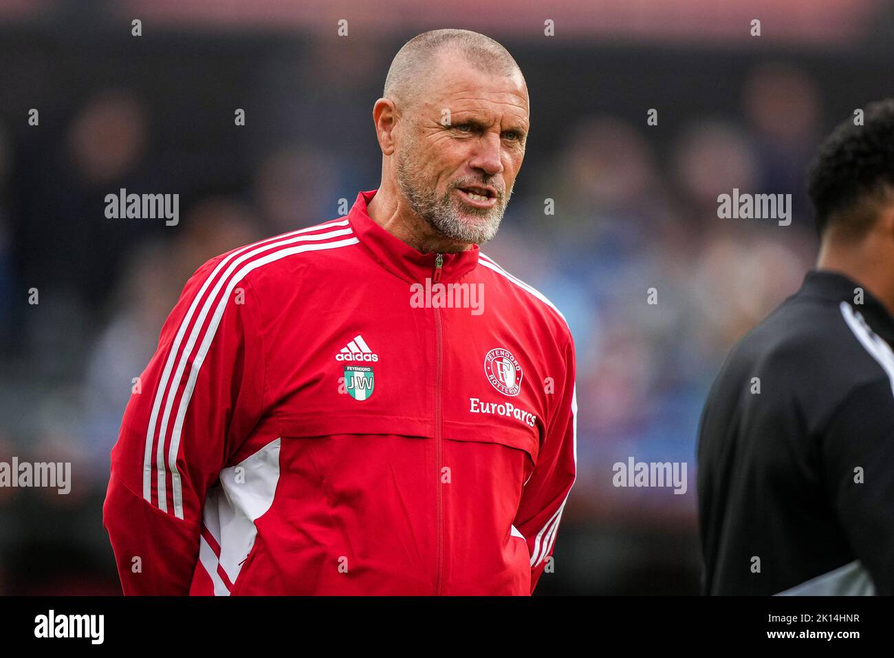 Rotterdam - Feyenoord assistent-trainer John de Wolf during the match ...