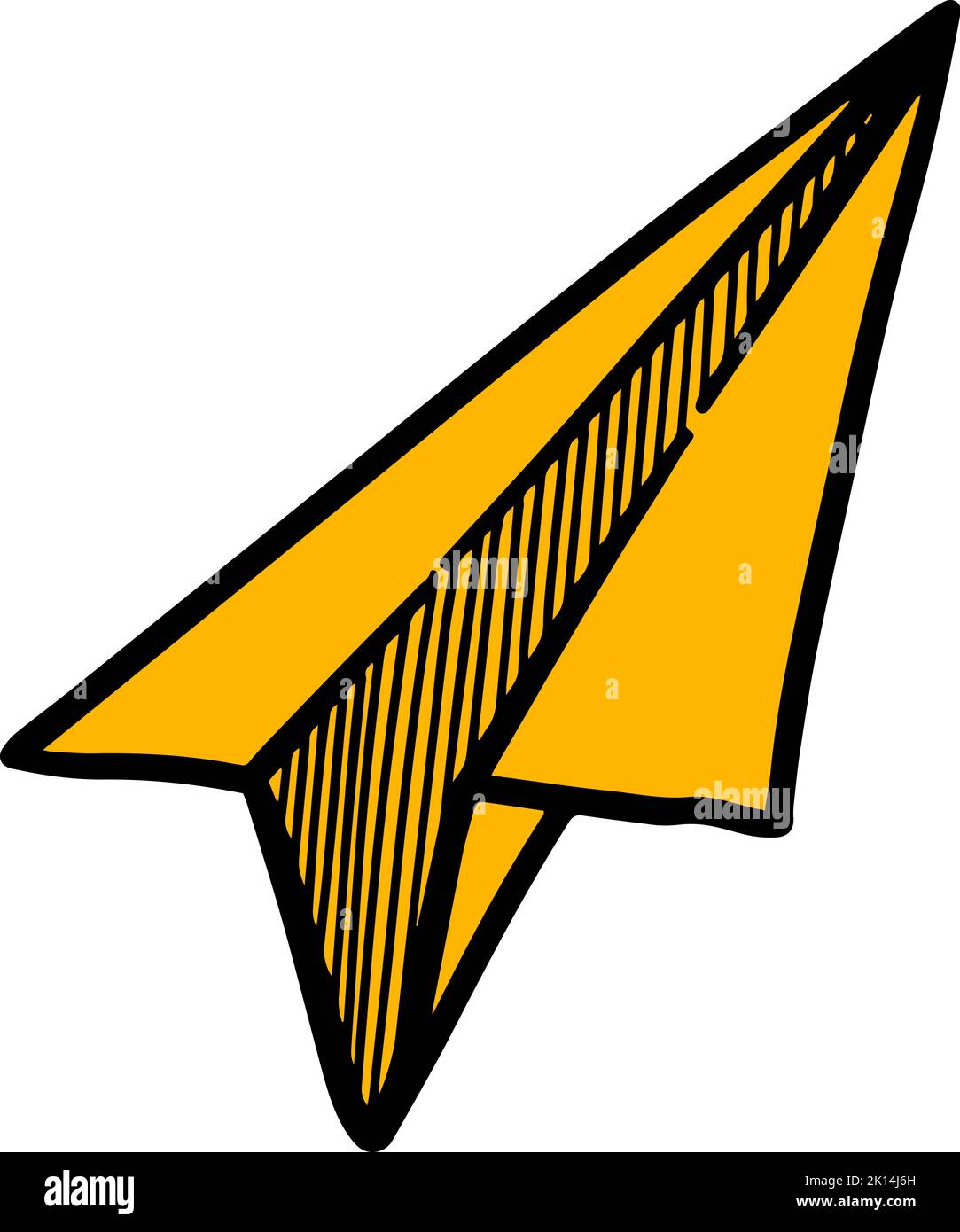 Color paper plane icon Stock Vector Image & Art - Alamy